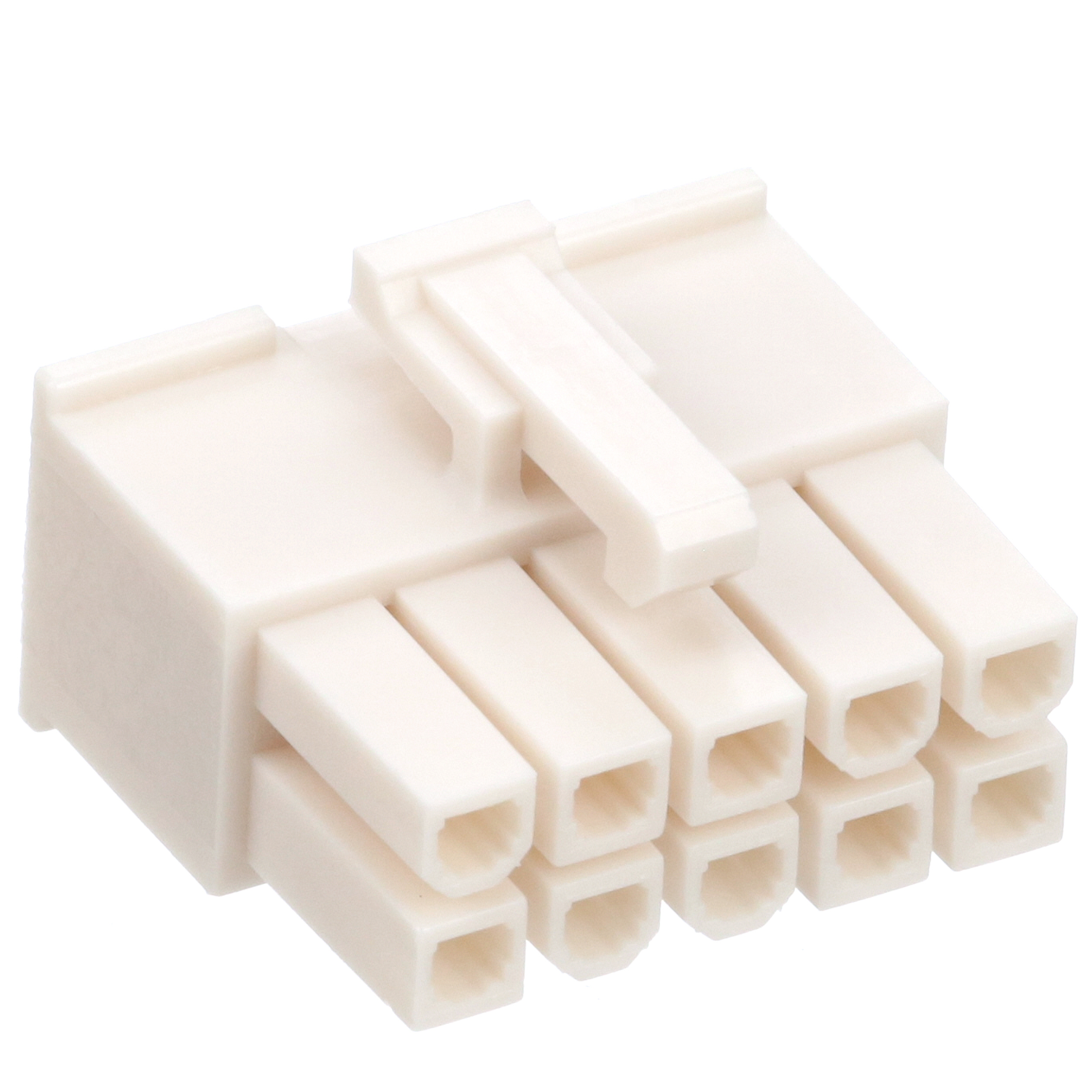 Molex Incorporated 39-01-2105 MINI-FIT JR. Series 4.2mm Pitch 10 Way 2 Row Female Straight PCB ...