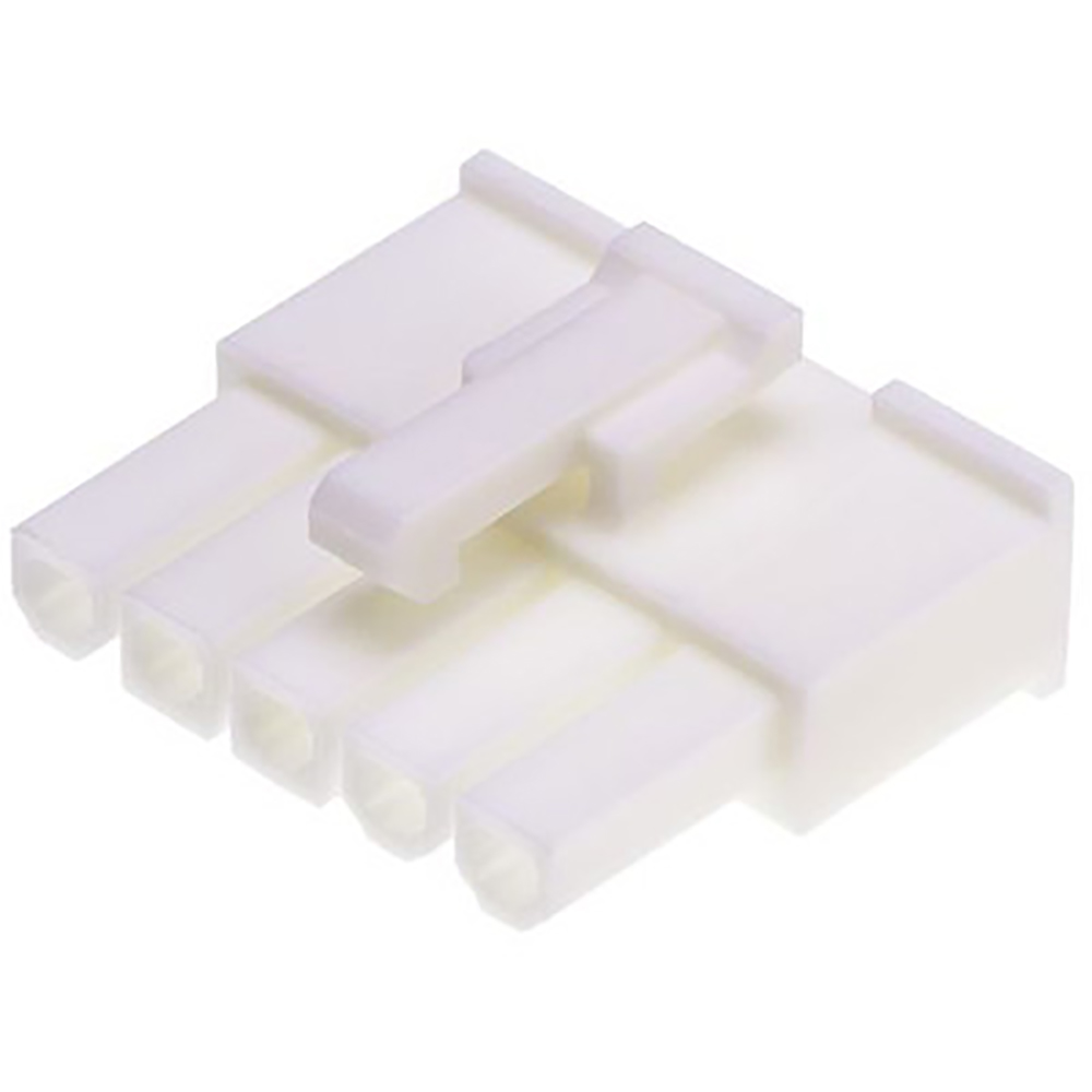 Molex Incorporated 39-01-4051 MINI-FIT JR. Series 4.2mm Pitch 5 Way 1Row Female Straight PCB ...