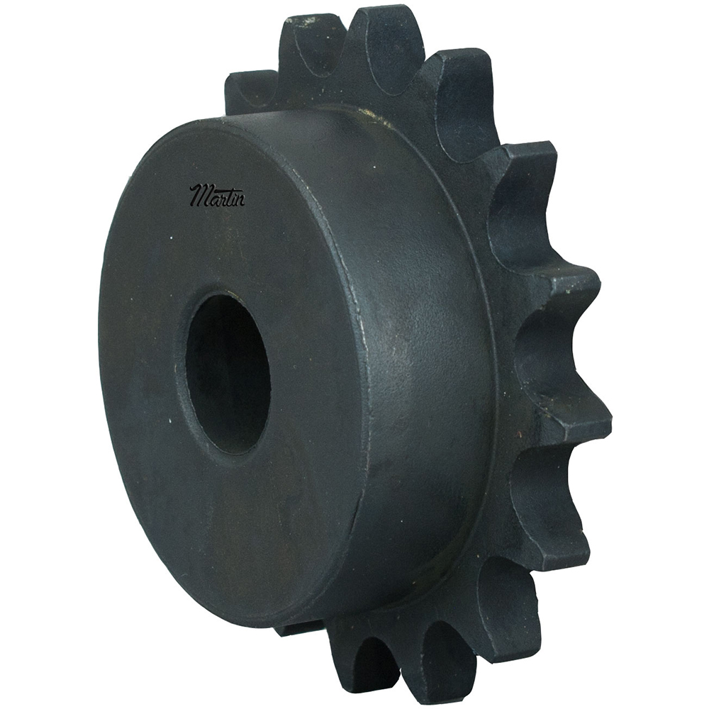 Martin Sprocket & Gear 50B19 Sprocket, 50 Chain, 5/8" Pitch, B Hub, Plain Bore, 19 Teeth