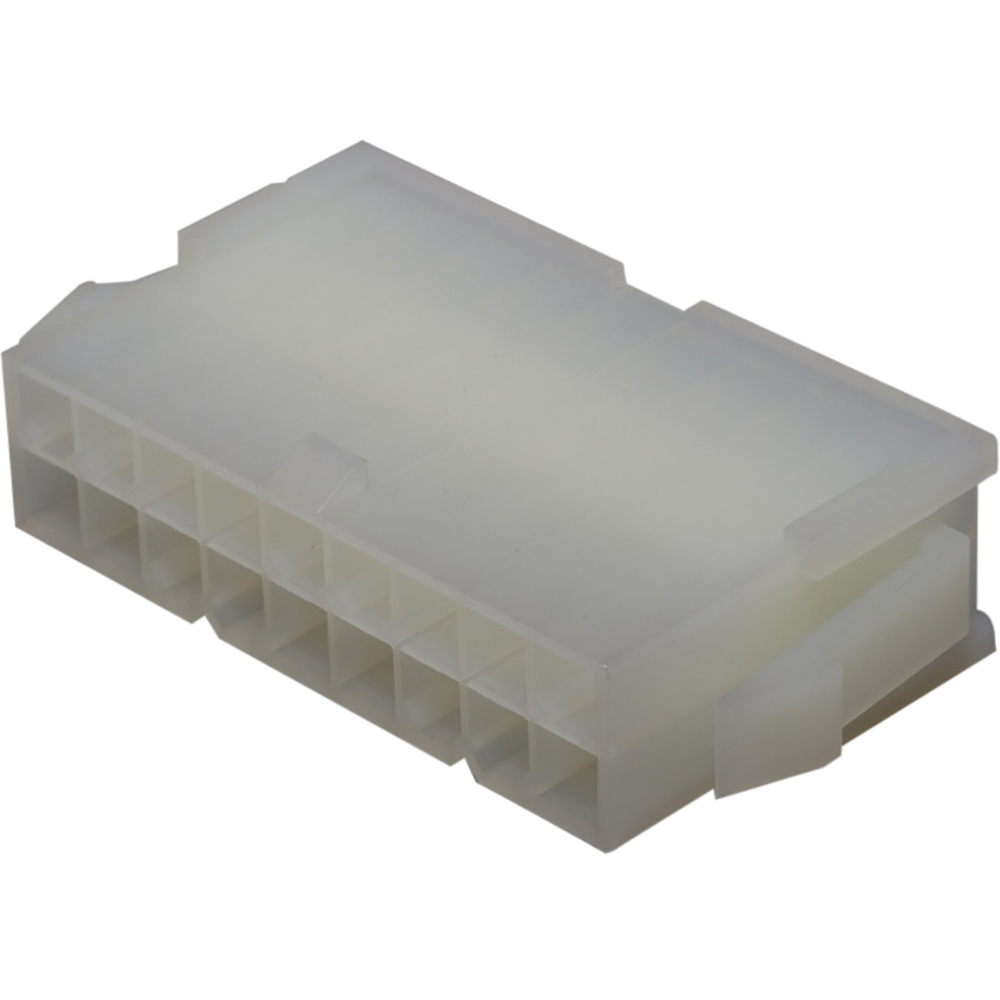 Molex Incorporated 39-01-2181 MINI-FIT JR. Series 4.2mm Pitch 18 Way 2 Row Male Straight PCB ...