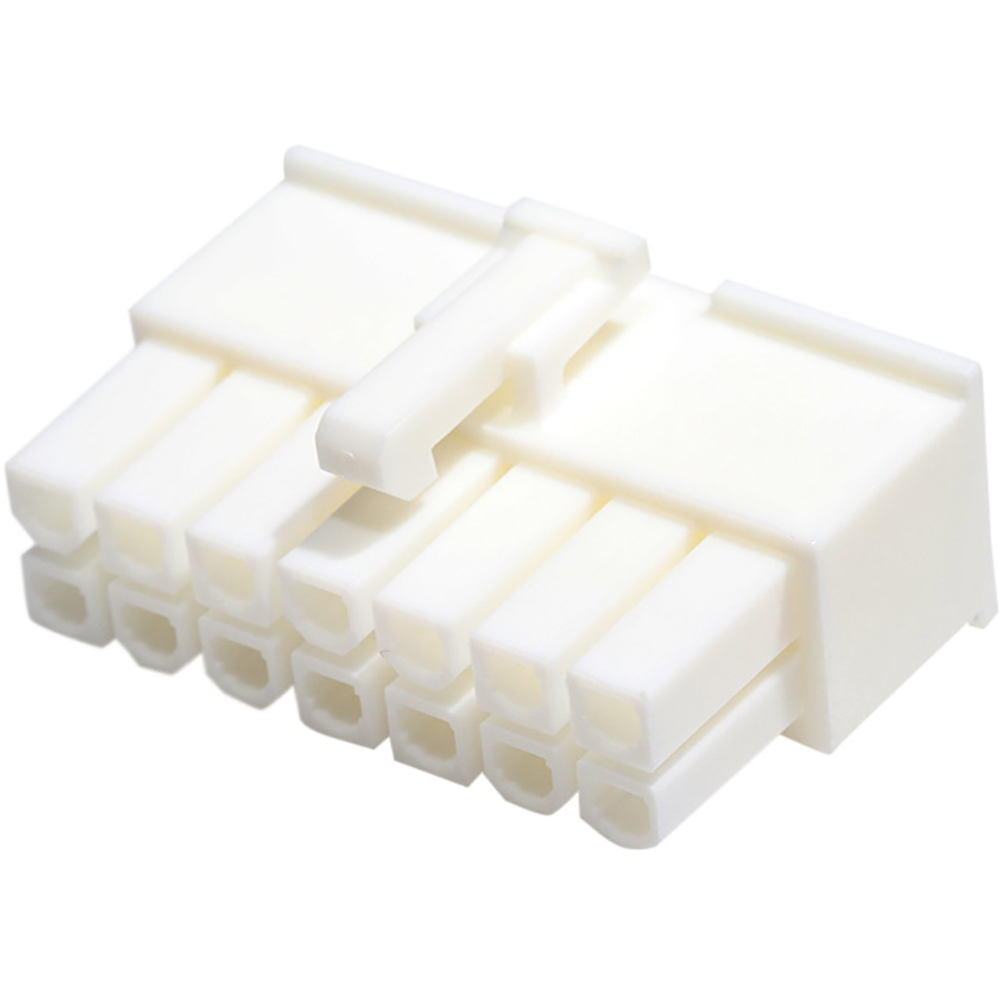 Molex Incorporated 39-01-2145 MINI-FIT JR. Series 4.2mm Pitch 14 Way 2 Row Female Straight PCB ...