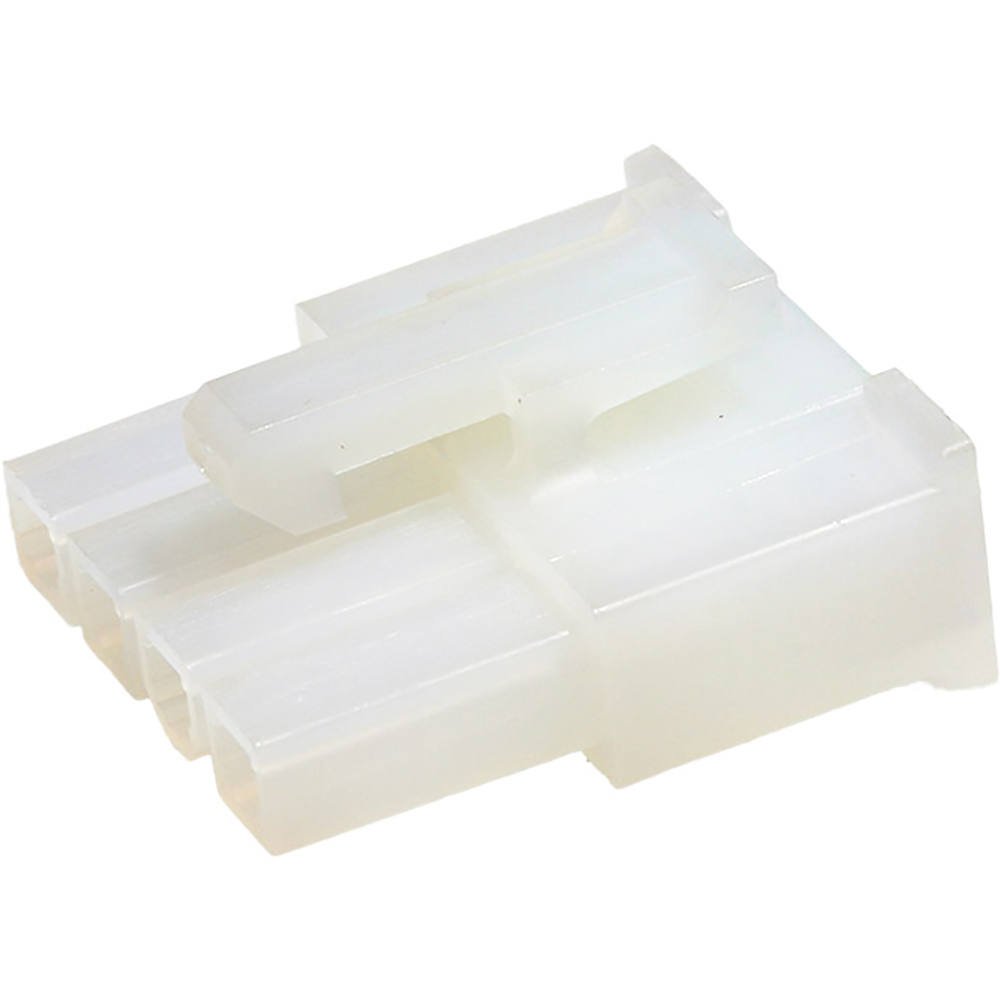 Molex Incorporated 39-01-4040 MINI-FIT JR. Series 4.2mm Pitch 4 Way 1Row Female Straight PCB ...