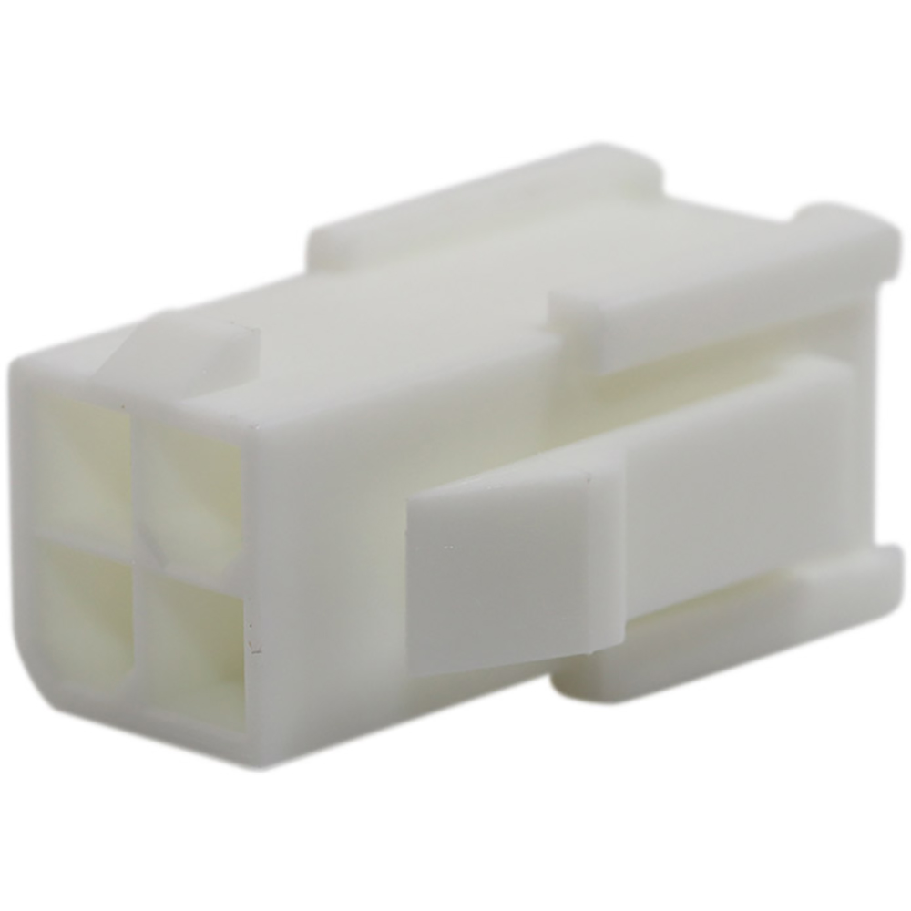 Molex Incorporated 39-01-2046 MINI-FIT JR. Series 4.2mm Pitch 4 Way 2Row Male Straight PCB ...