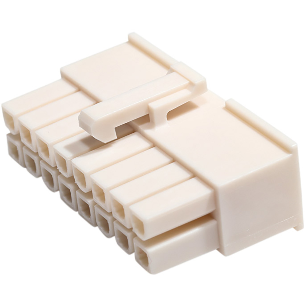 Molex Incorporated 39-01-2165 MINI-FIT JR. Series 4.2mm Pitch 16 Way 2 Row Female Straight PCB ...