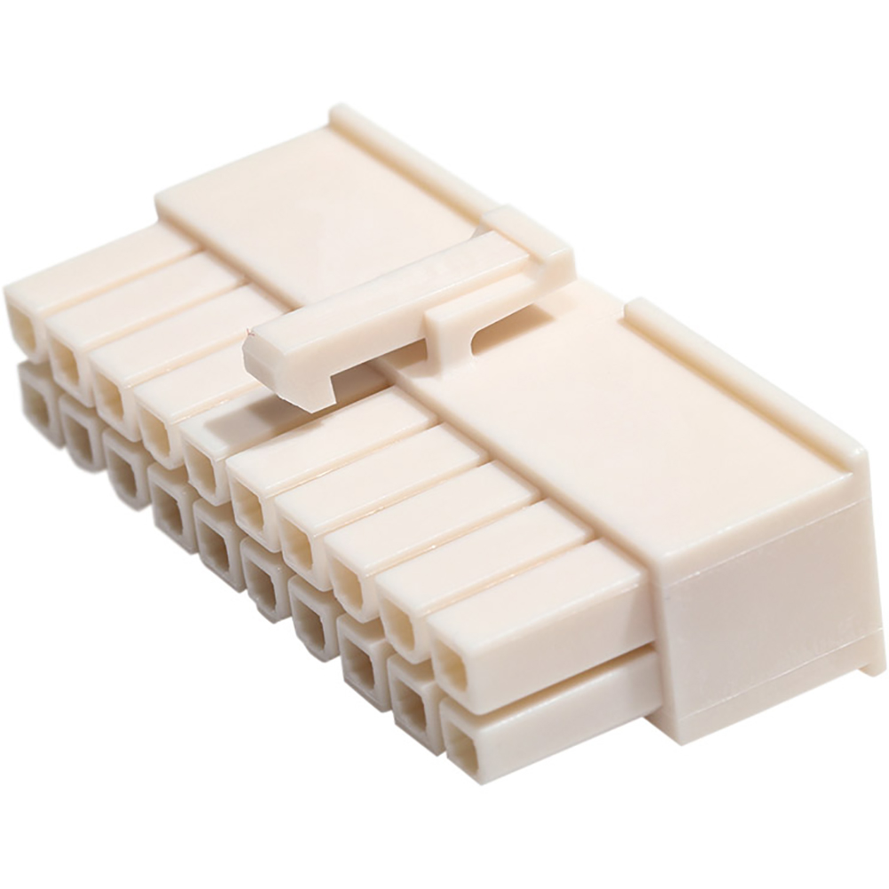 Molex Incorporated 39-01-2205 MINI-FIT JR. Series 4.2mm Pitch 20 Way 2 Row Female Straight PCB ...