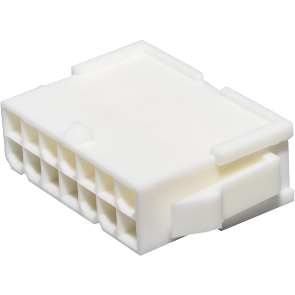 Molex Incorporated 39-01-2146 MINI-FIT JR. Series 4.2mm Pitch 14 Way 2 Row Male Straight PCB ...