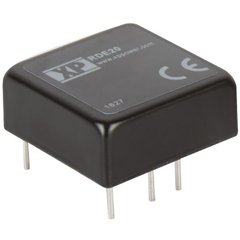 XP Power RDE20110S3V3 DC-DC Converter, Rail, Single Output, 20W, 3.3V@4.5A, 42-176V In, RDE20 Series