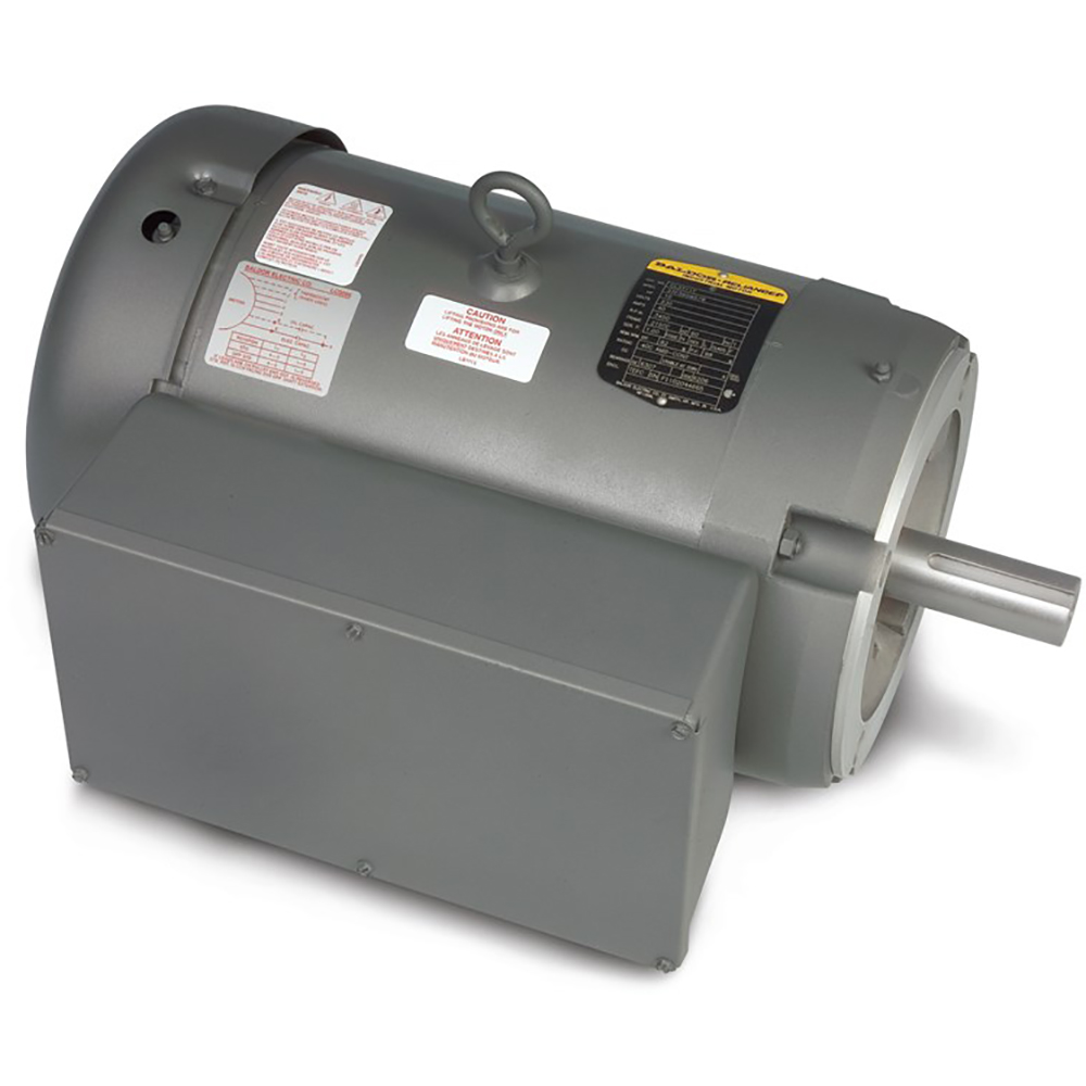 Baldor-Reliance CL3712T AC Motor, C-Face, Foot, 10HP, 1740 rpm, 1-Ph, 213TC, 3748LC, TEFC, GE1 ...