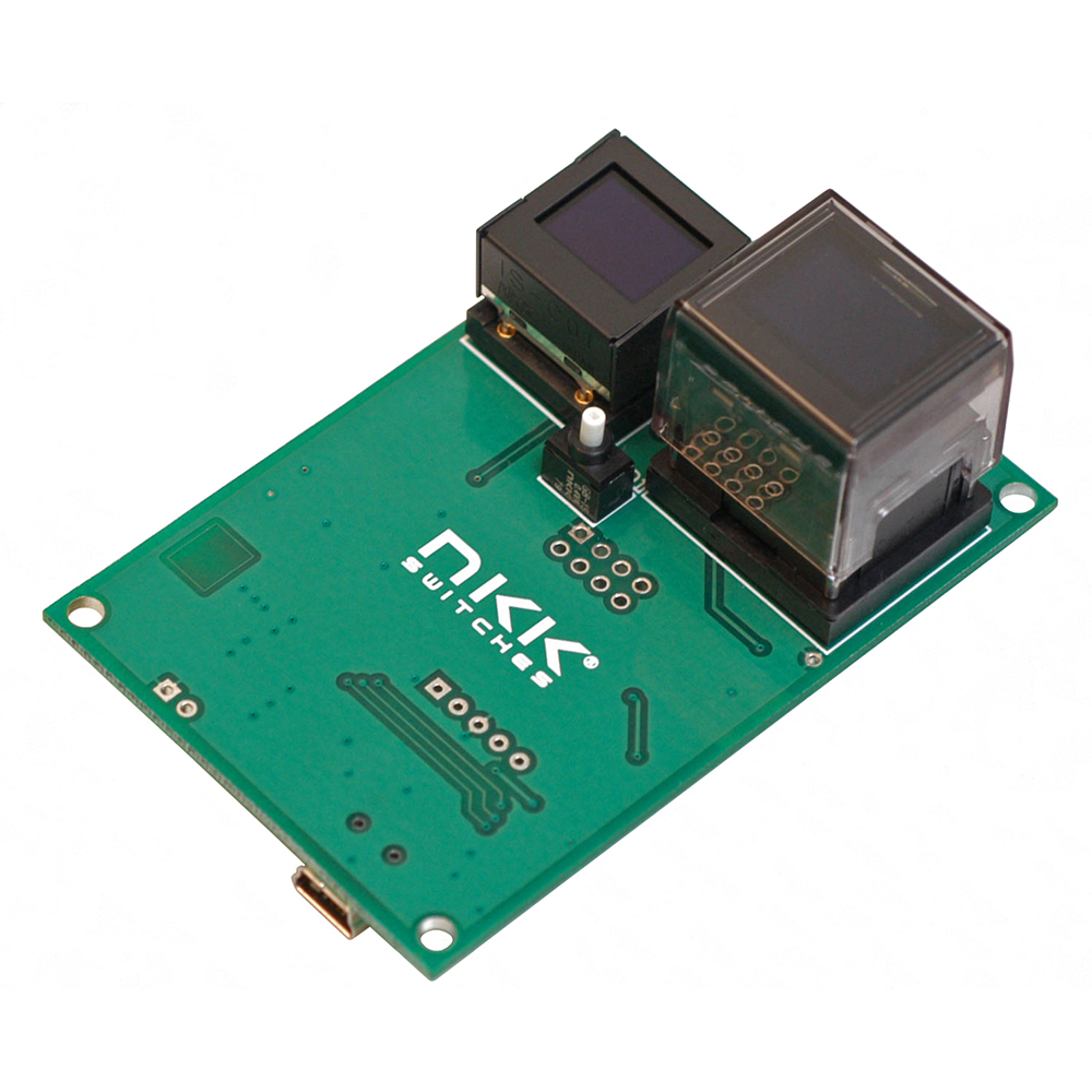 NKK Switches IS-ENG-KIT-7-DS Smart Switch Development Kit,For OLED 52x36 RGB,1 Display+1 Switch