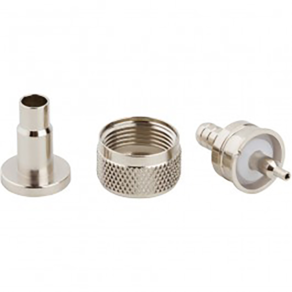 Amphenol RF 132280 SMA Straight Crimp Jack for RG-58, LMR-195, 50 Ohm, Bulkhead