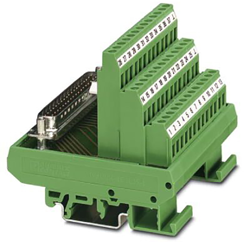 Phoenix Contact 2294322 Terminal block interface module;D-Sub, Male;25 ...