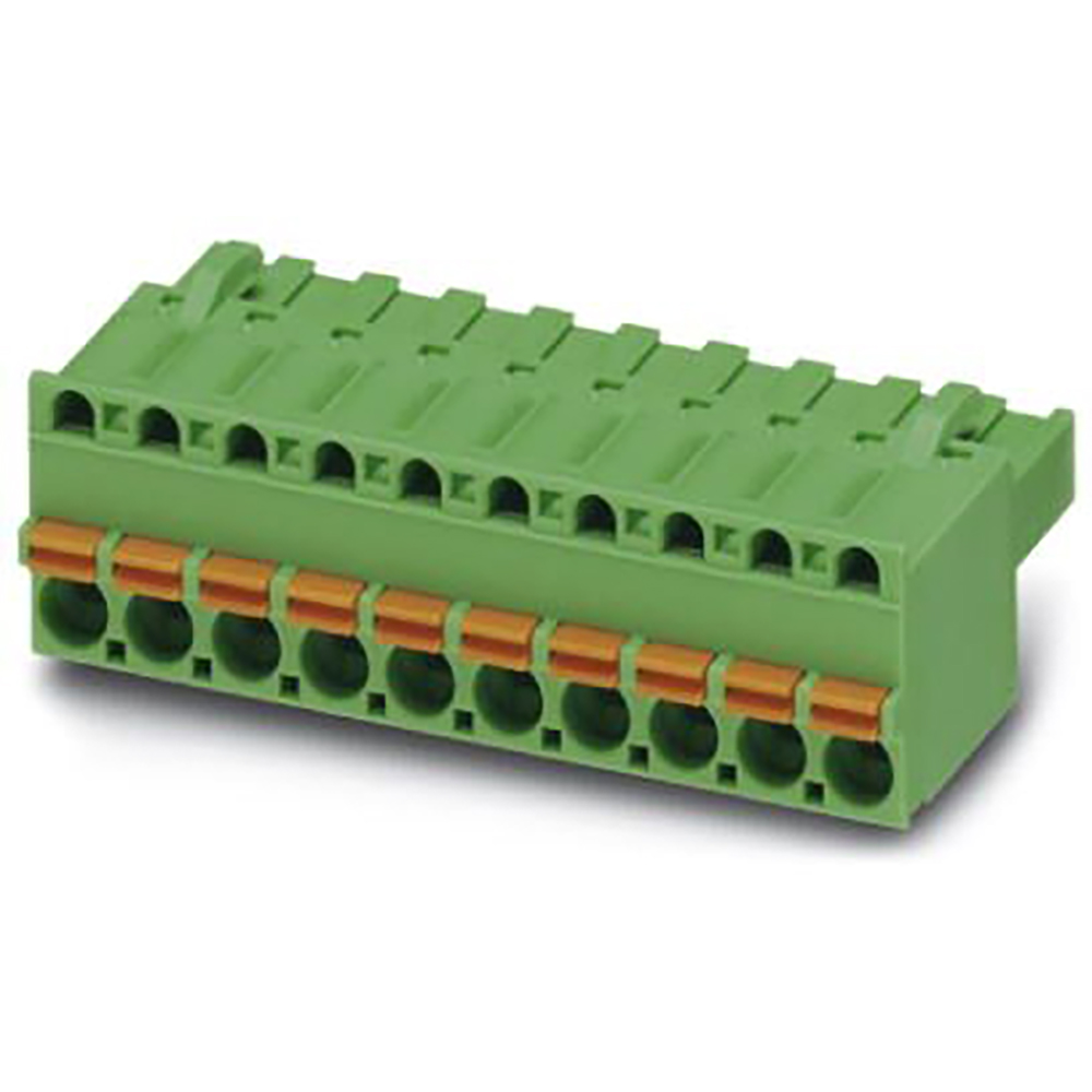Phoenix Contact 1909294 Terminal Block;Plug, Female Sockets;10 pos;0. ...