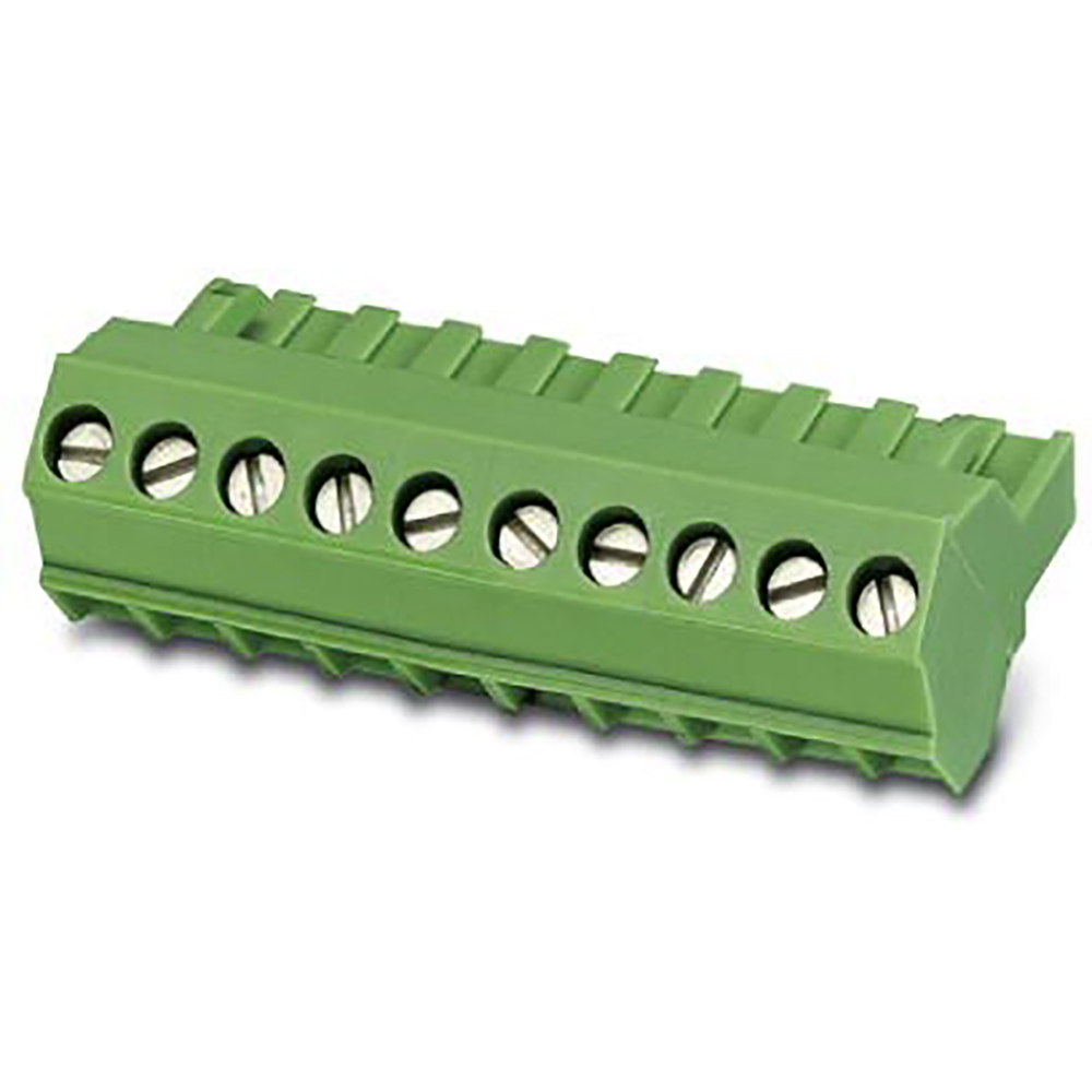 Phoenix Contact 1875263 Terminal Block;Plug, Female Sockets;11 pos;0. ...
