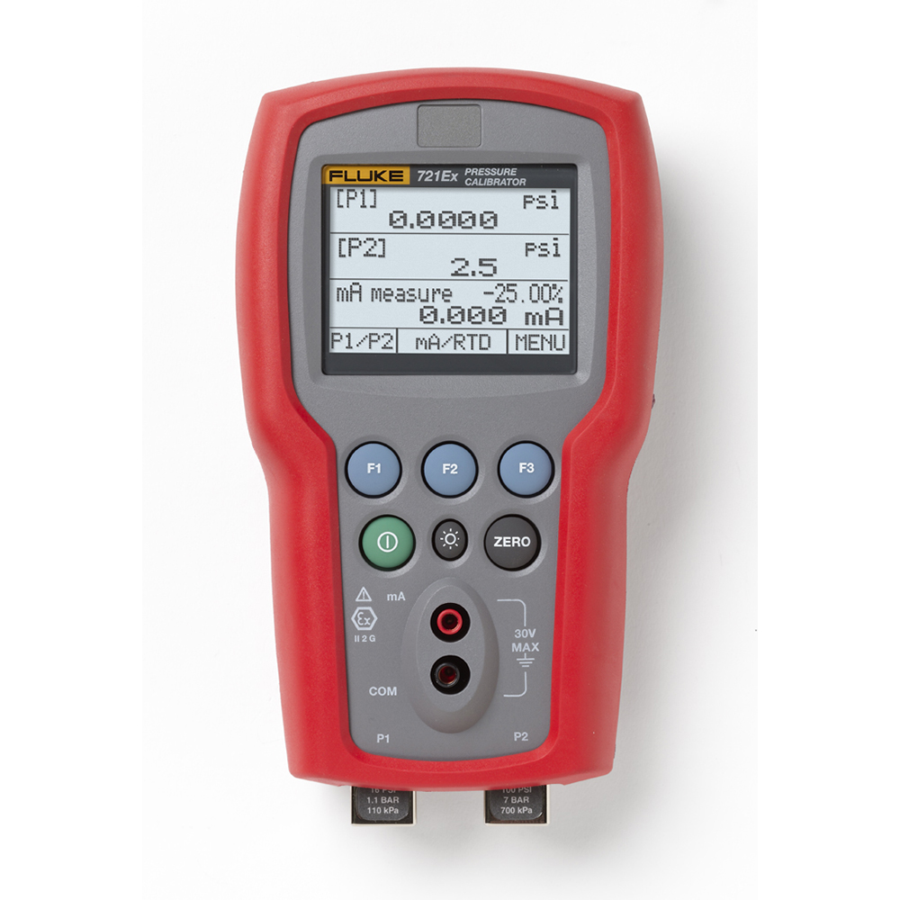 Fluke FLUKE-721EX-3605 DUAL SENSOR PRESSURE CALIBRATOR, 36 PSIG, 500 PSIG