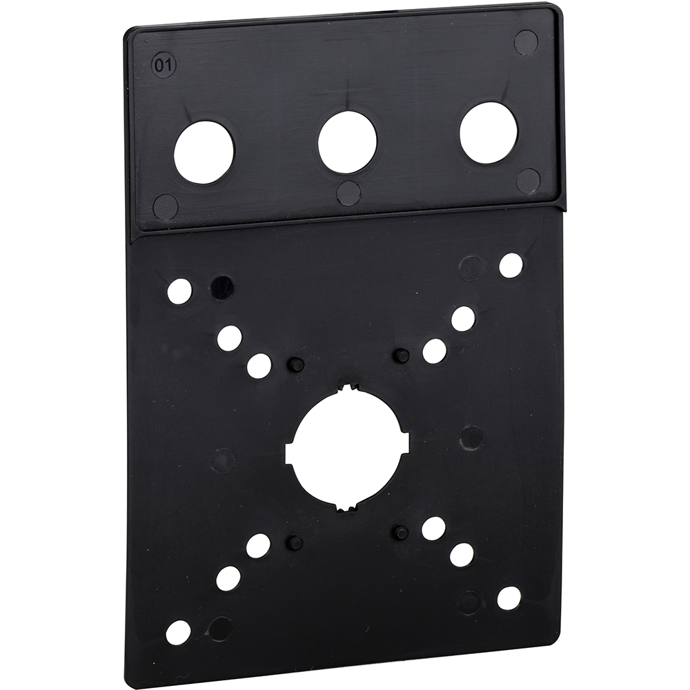 Schneider Electric KZ15 Legend holder with blank legend plate, for front plate 60 x 60 mm