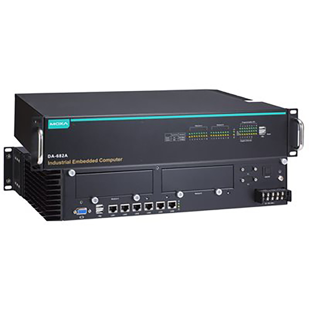 Moxa DA-682A-C3-DPP-LX IEC 61850-3 computer,Core i3-3217UE 1.6 GHz,dual ...