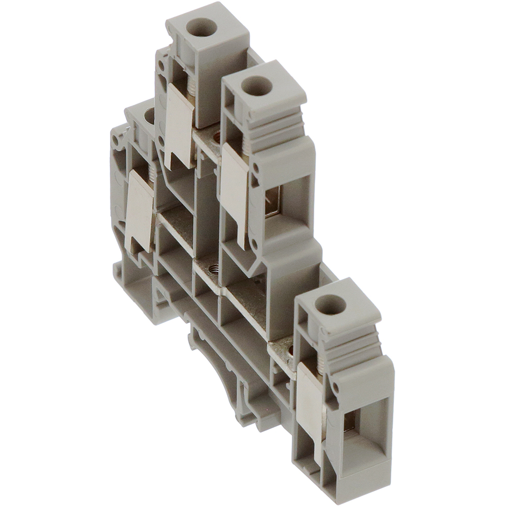 Phoenix Contact 3006043 UK 16 N Gray IEC Screw Clamp Terminal Block ...