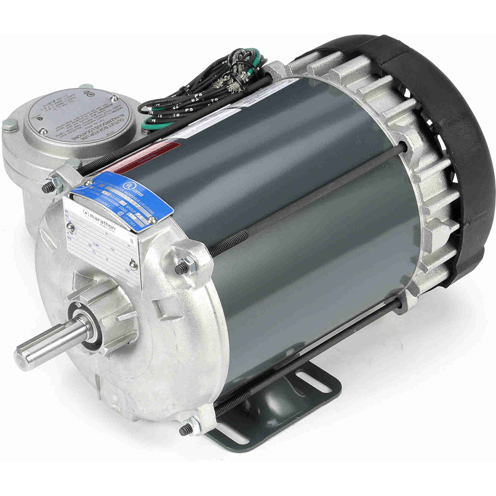 Leeson G661 AC Motor, Explosion Proof Three Phase, 3/4,1725,EPFC,56,3/60/208-230/460