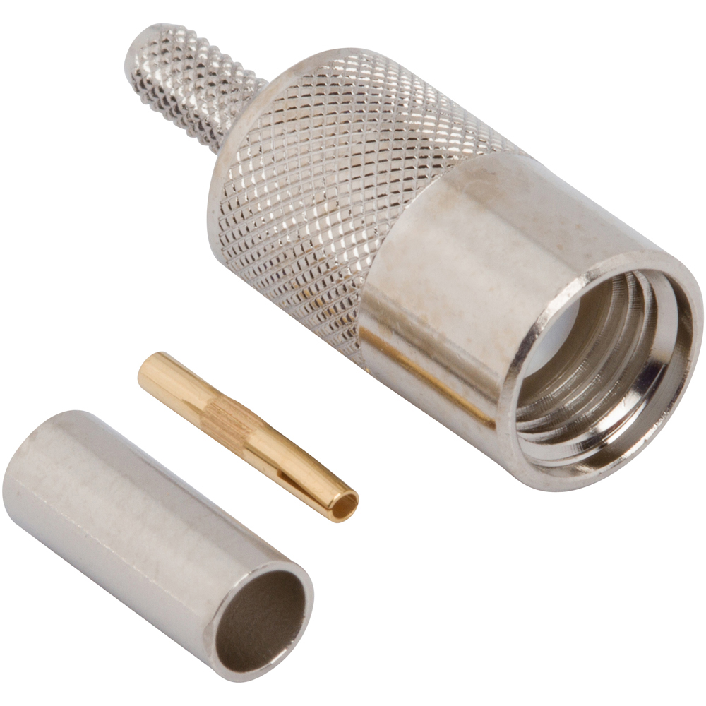 Amphenol RF 901-9602-3 Connector; RF; SMA; Straight; Cable Jack; 50 Ohm; RG-174,188A; Crimp