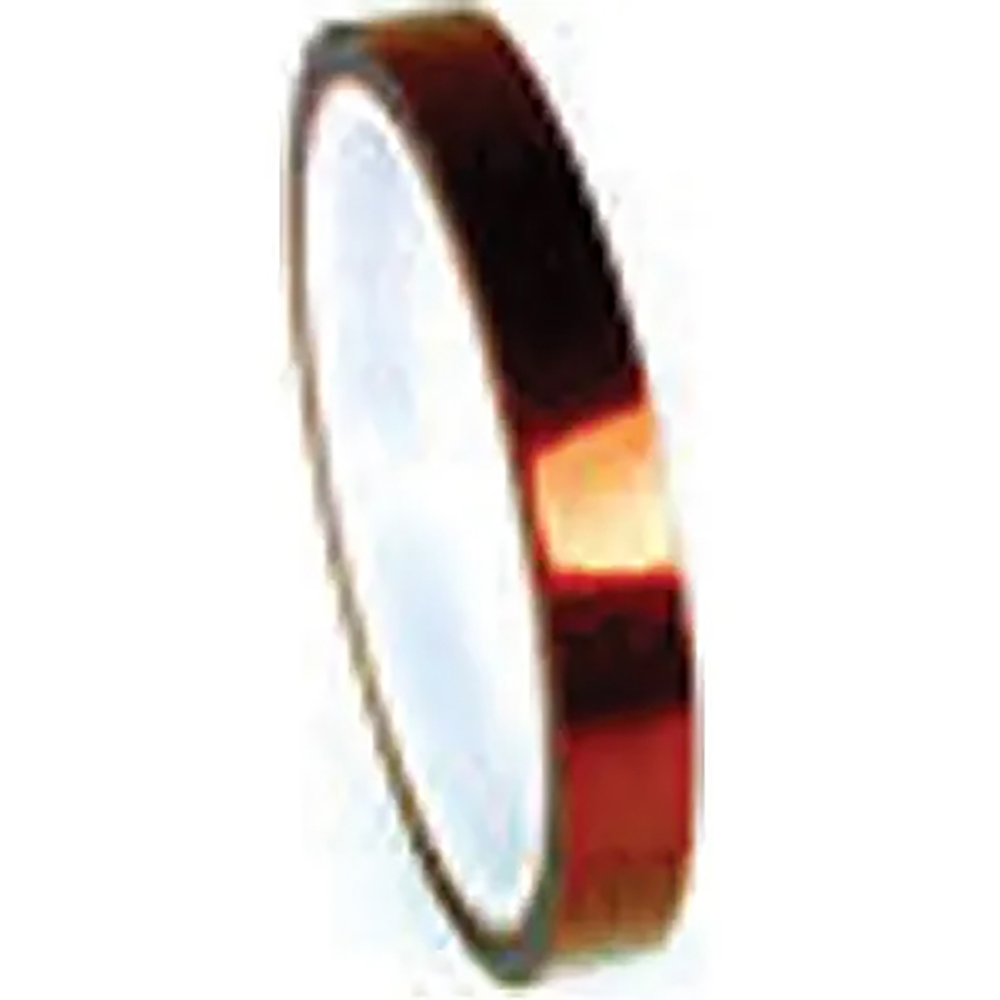 3M "1205-1/2""X36YD" Polyimide Film Electrical Tape, Amber, Acrylic Adhesive, 1 mil, 1/2 in x 36 yds