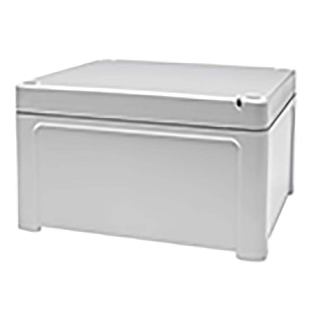 Fibox UL TPC 131308 PC Enclosure, 5.1" Long x 5.1" Wide x 3.0" High, Gray cover, NEMA