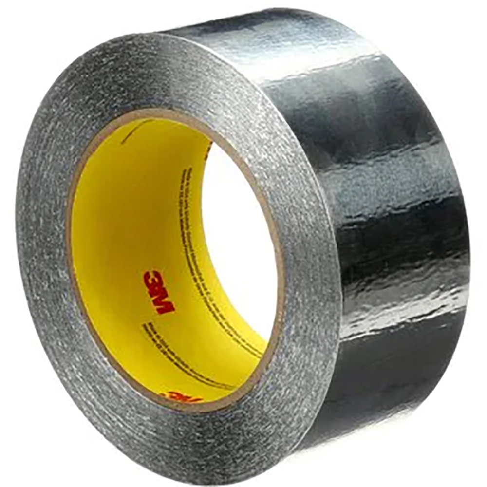 3M 425 4 IN X 60 YD Aluminum Foil Tape 425, Silver, 4 in x 60 yd, 4.6 mil