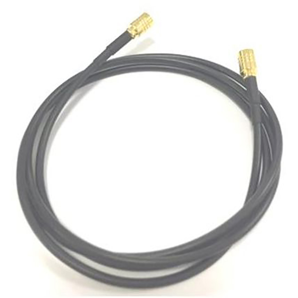 RS PRO 2177784 Male SMB to Male SMB RG174 Coaxial Cable, Terminated, 50 Ohms, 1 m, Black