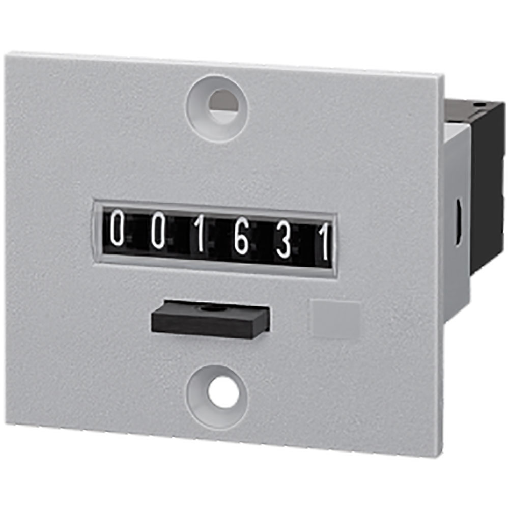 Kuebler 1.230.211.012.073 B16.21.073; Counter; Round Pins; w/ Reset; 12VDC/10Hz; 6 Digit