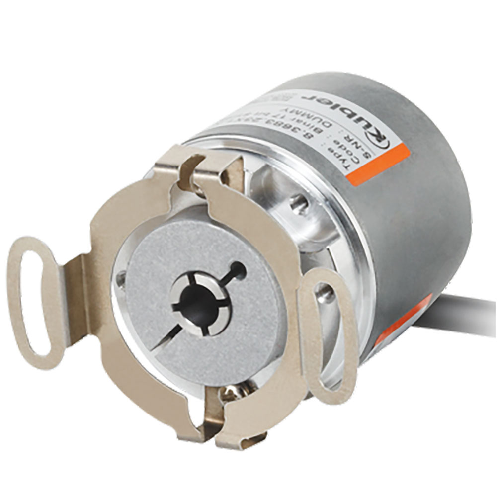 Kuebler 8.F3673.2141.G712 Absolute; Stator Coupling; 6mm bore; SSI/10-30V; 1m Cable; 17-bit