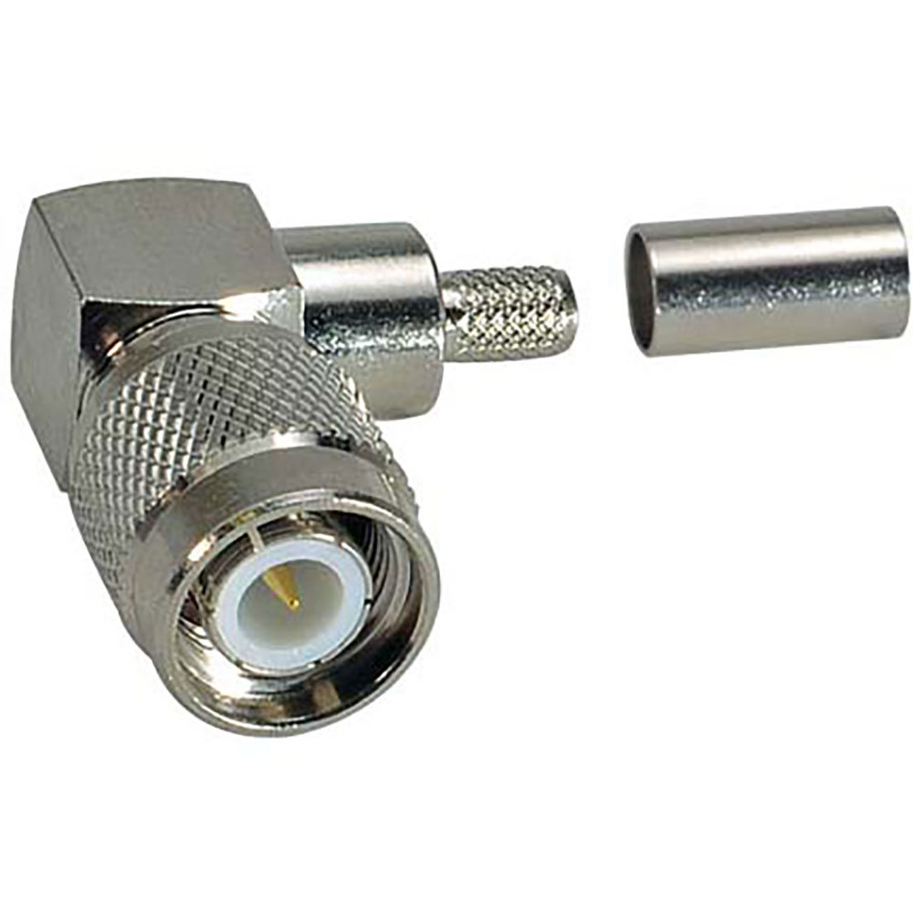 L-com BAC534 TNC Male Crimp Right Angle for RG223 Cable-