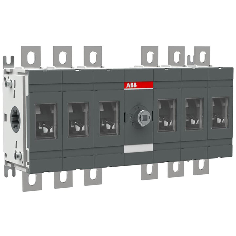 ABB OT250E03 Non-Fused Disconnect switch 250A 3 Poles 600VAC, DIN Rail / Panel Mount