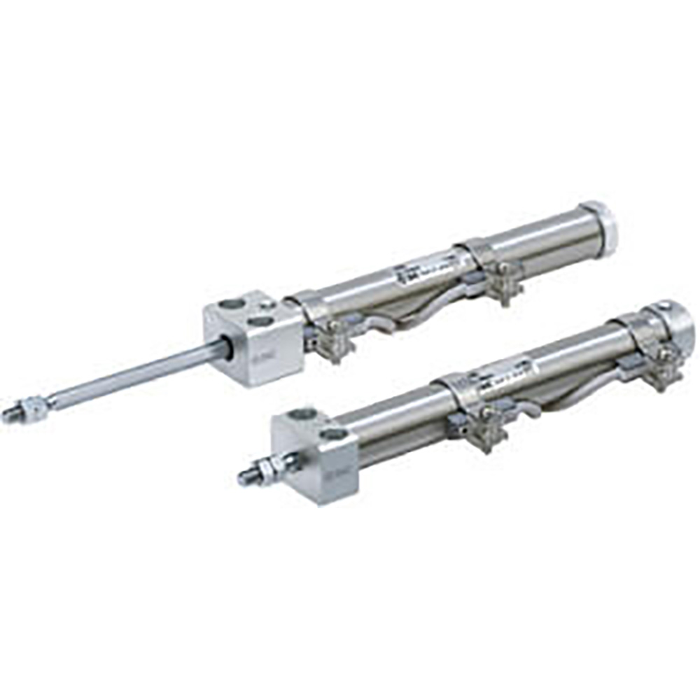 SMC Corporation CJ2KB10-15SRZ Cylinder, air, non rot, sgl act spr rtn, basic mt, 10x15mm stroke ...