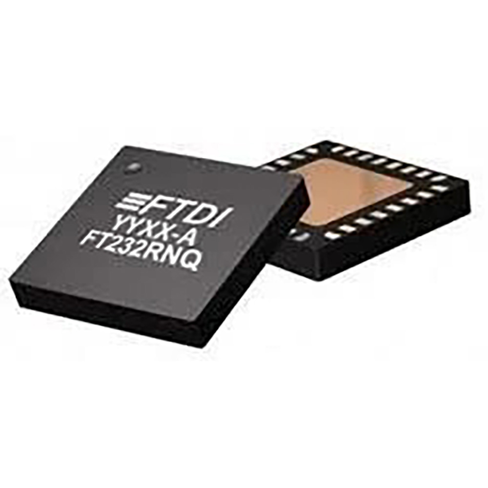 FTDI FT232RNQ USB Full Speed to Serial UART IC, Includes Oscillator and EEPROM, QFN-32