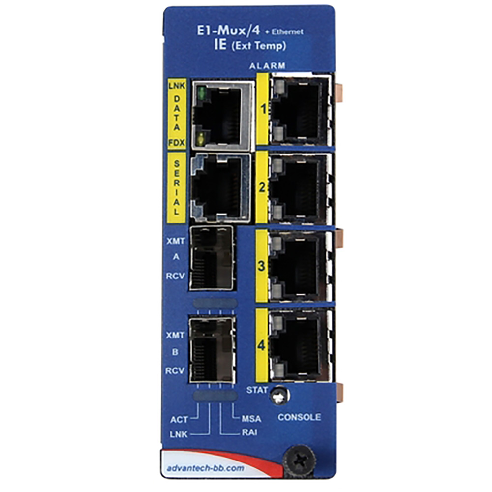 Advantech IMC-721I-E1MUX IE-iMcV-E1-MUX/4+Ethernet, SFP