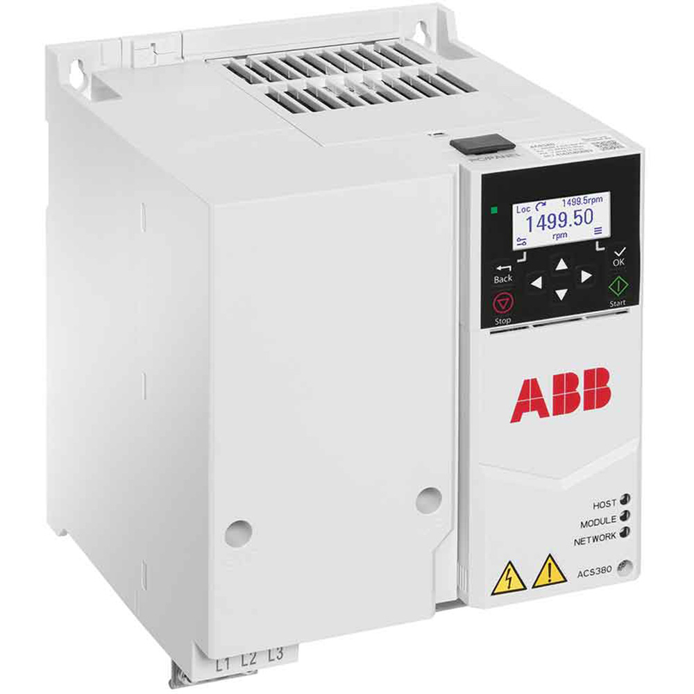 ABB Drives ACS380-040S-25A0-4 ACS380 AC Drive, 3/480V In, 15HP, 21A, Type OPEN