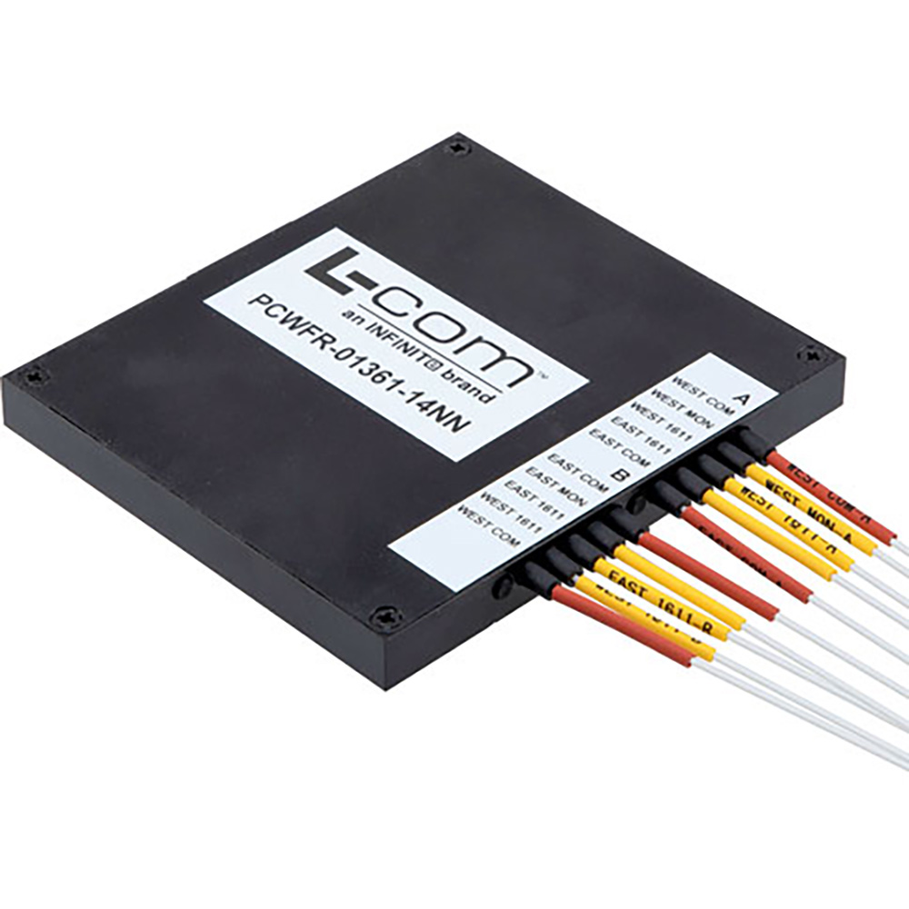 L-com PCWFR-01361-14NN Passive CWDM, OSP Ring OADM, 1 Channel