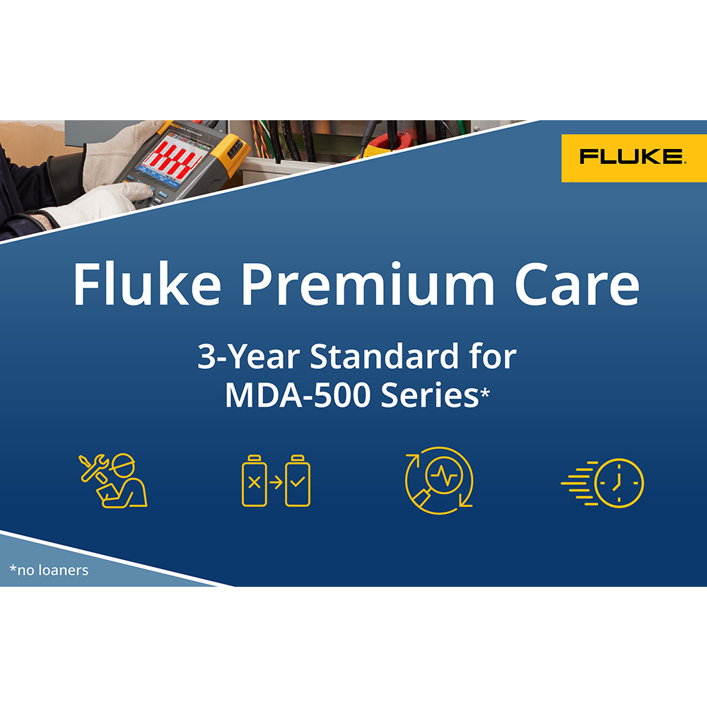 Fluke FPC3s-MDA-500-1 Fluke Premium Care 3 Yr (No Loaners) For MDA-500 Series