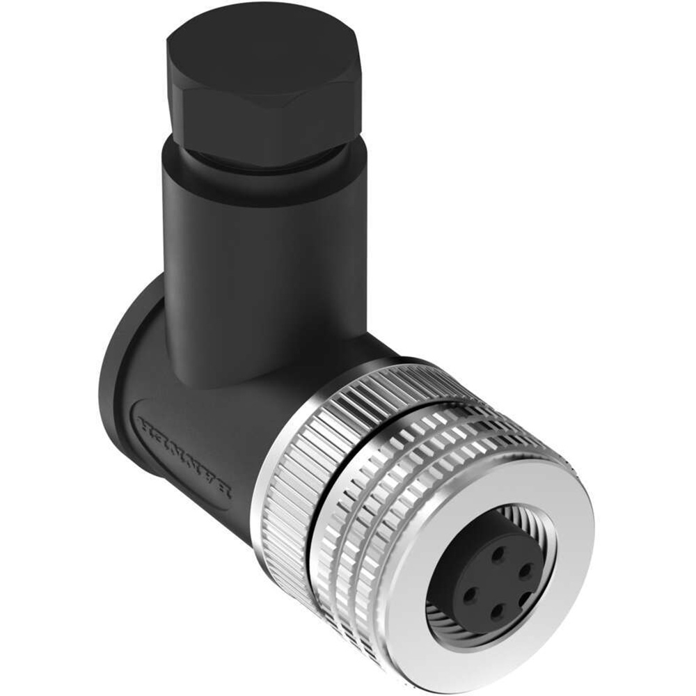 Banner Engineering BFW-M12F4A-6X Field Wireable Connector, M12, Female ...