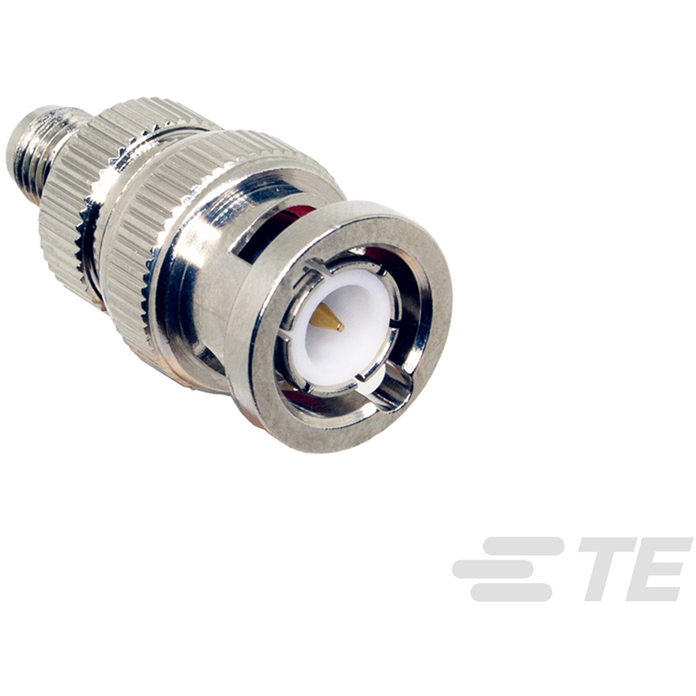 TE Connectivity ADP-SMAF-BNCM Adapter SMA Jack to BNC Plug Gold, LINX SMA/SSMA