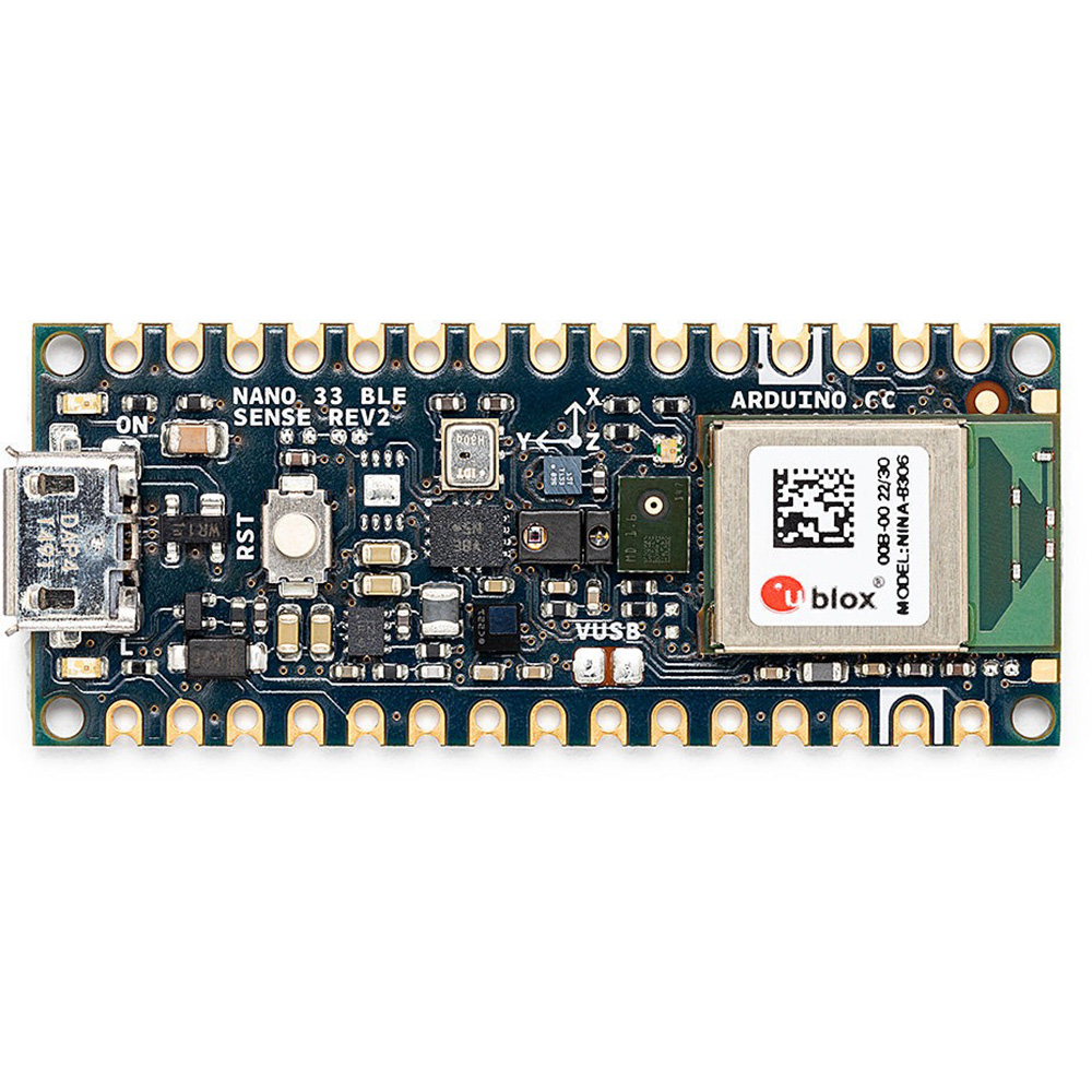 Arduino ABX00069 Arduino Nano 33 BLE Sense Rev2 Board w/o Headers