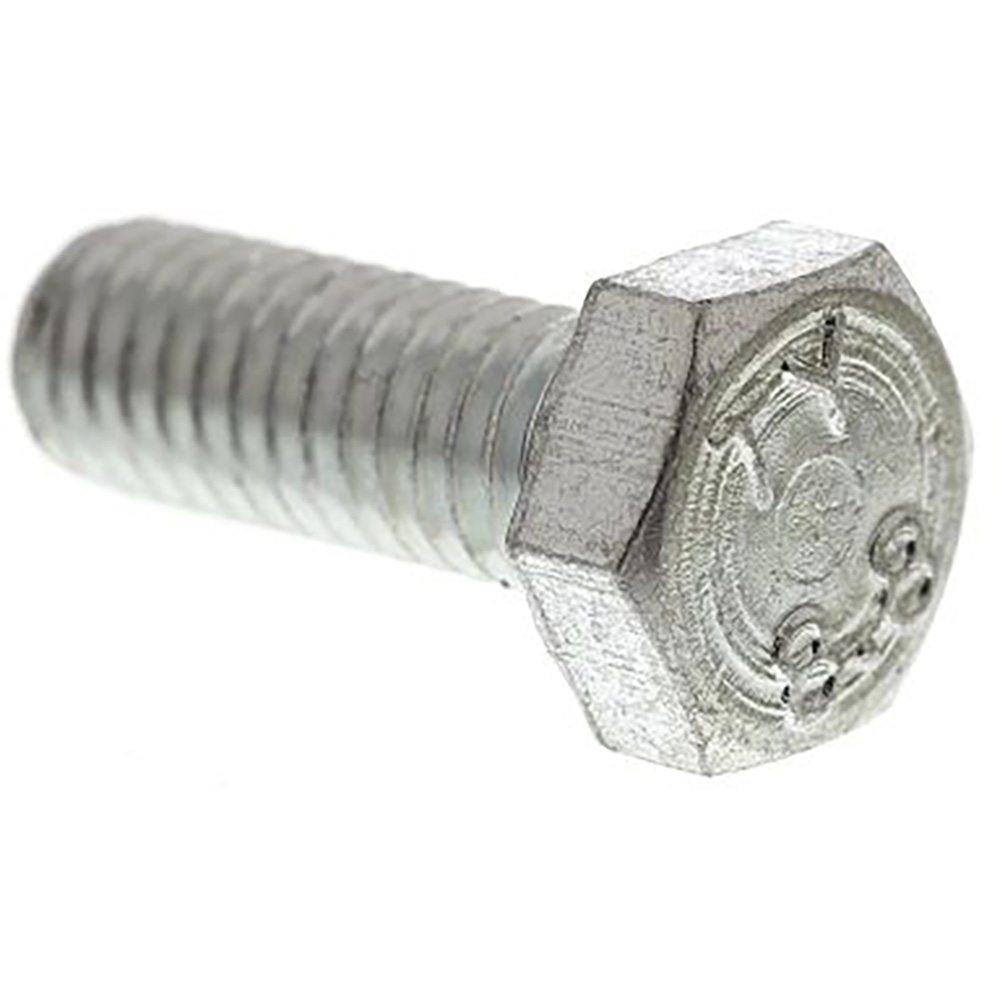 RS PRO 2646397 Bright Zinc Plated Grade 8.8 High Tensil Steel, Hex Bolt, M6 x 16mm