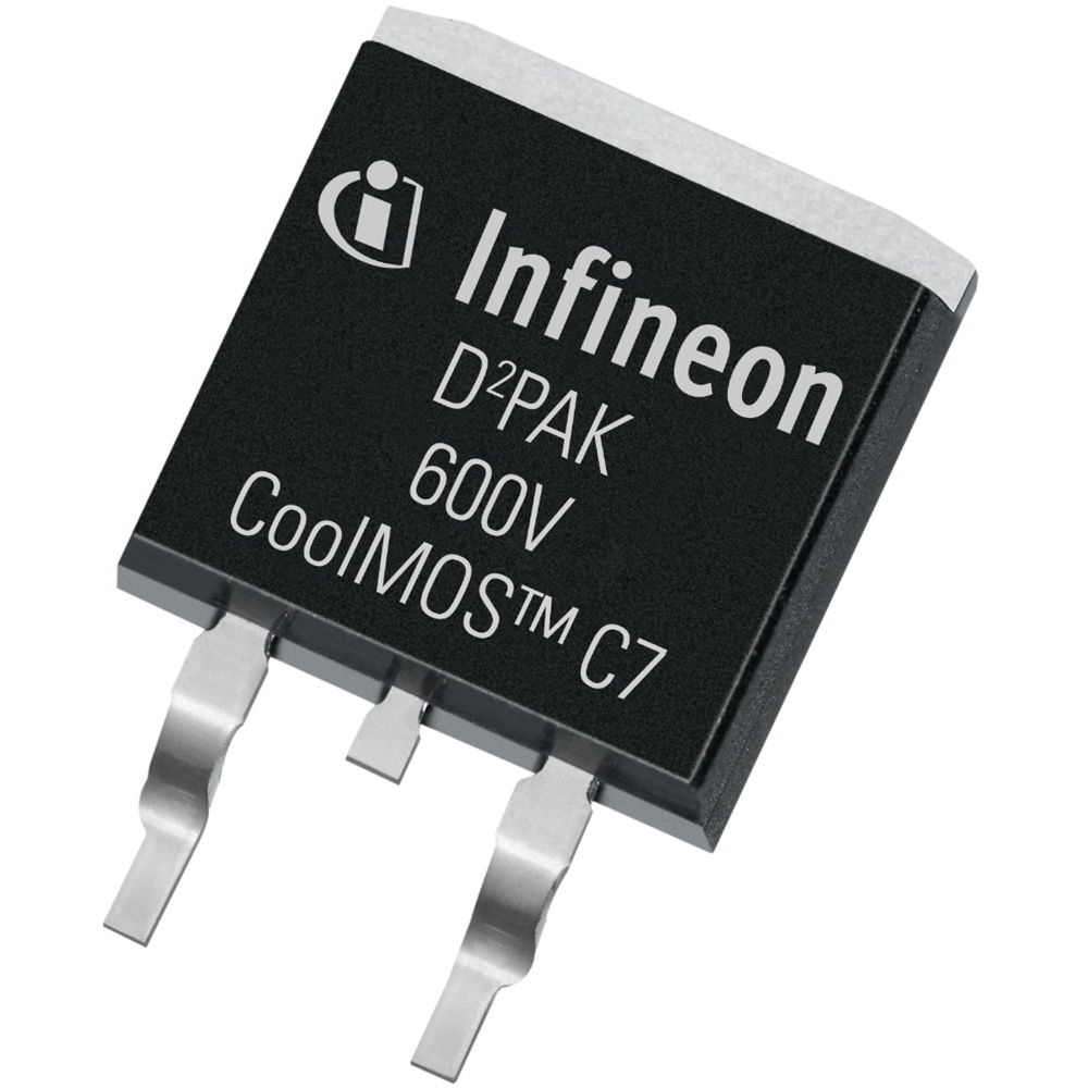 Infineon IPB60R180C7ATMA1 Transistor, MOSFET, 600V CoolMOS, C7 power, 650V, 180mOhm, 45A, TO263