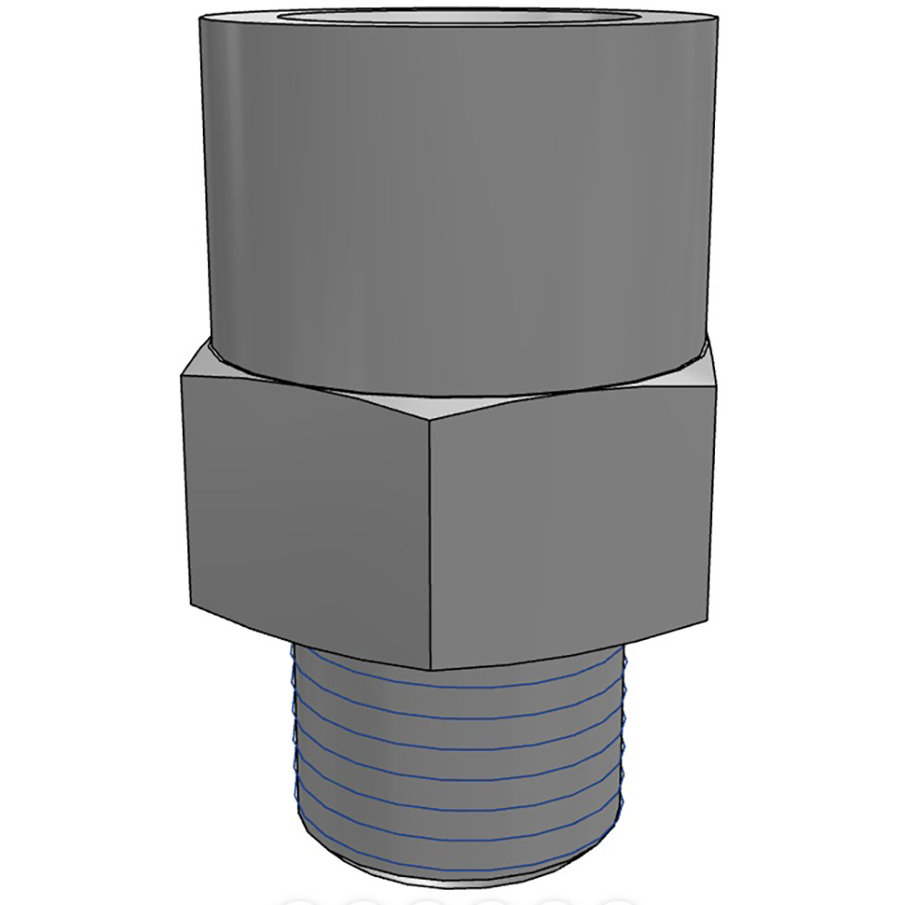 SMC Corporation AKB01A-01S Check Valve, -100 kPa To 1 MPa Op Pressure, 1/8 in. Port Size, AKB Series