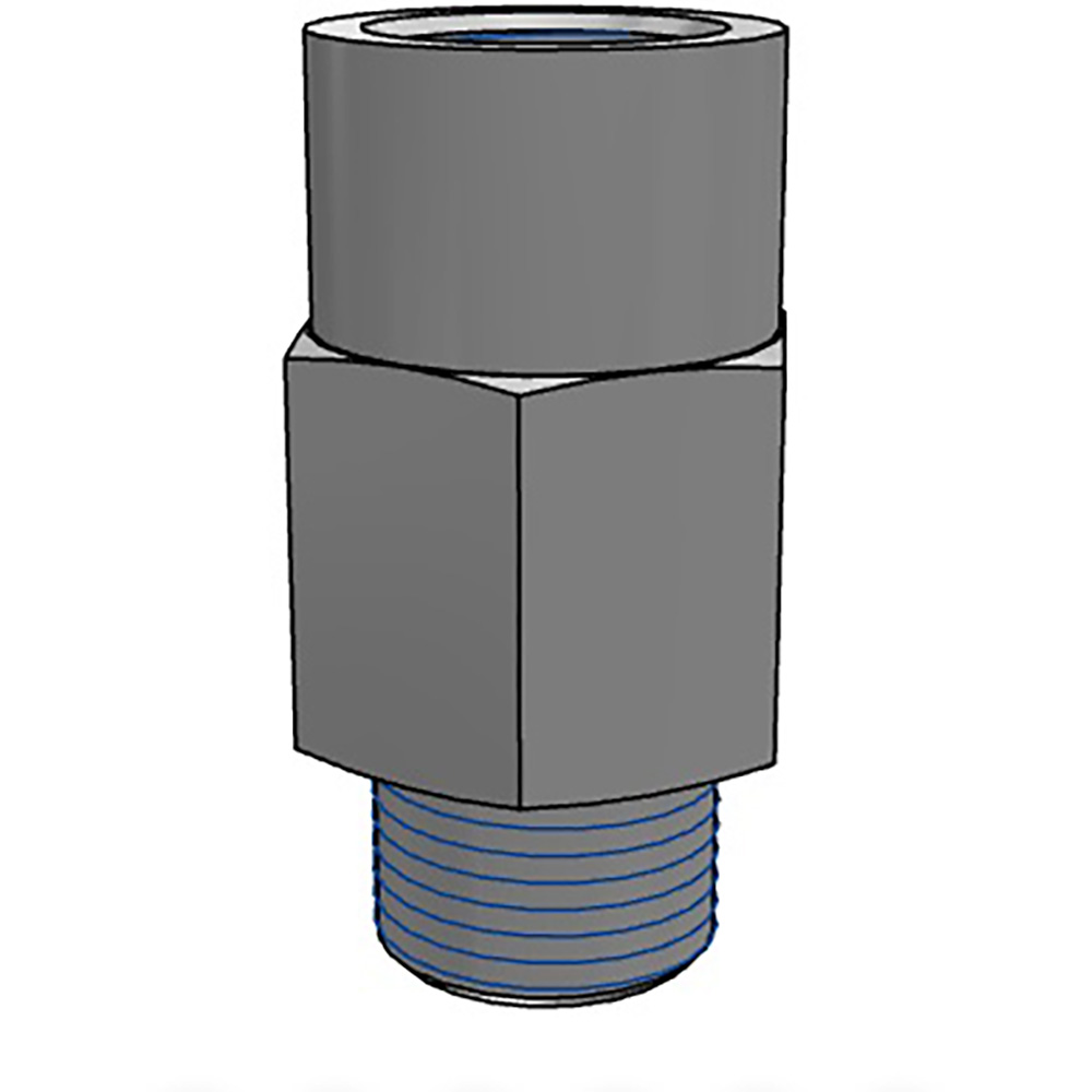 SMC Corporation AKB01A-01S Check Valve, -100 kPa To 1 MPa Op Pressure, 1/8 in. Port Size, AKB Series