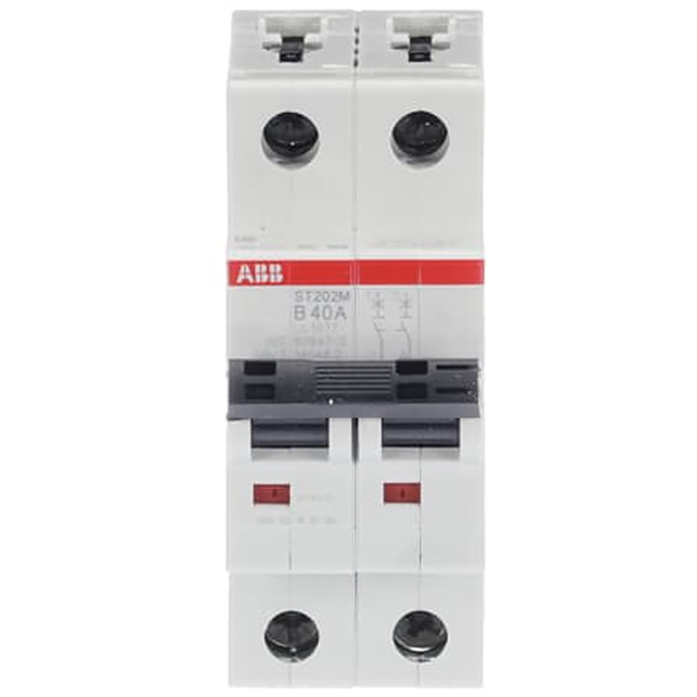 ABB ST202M-B16 Circuit Breaker,Miniature,DIN Rail Mount,B Curve,2 Pole,16A