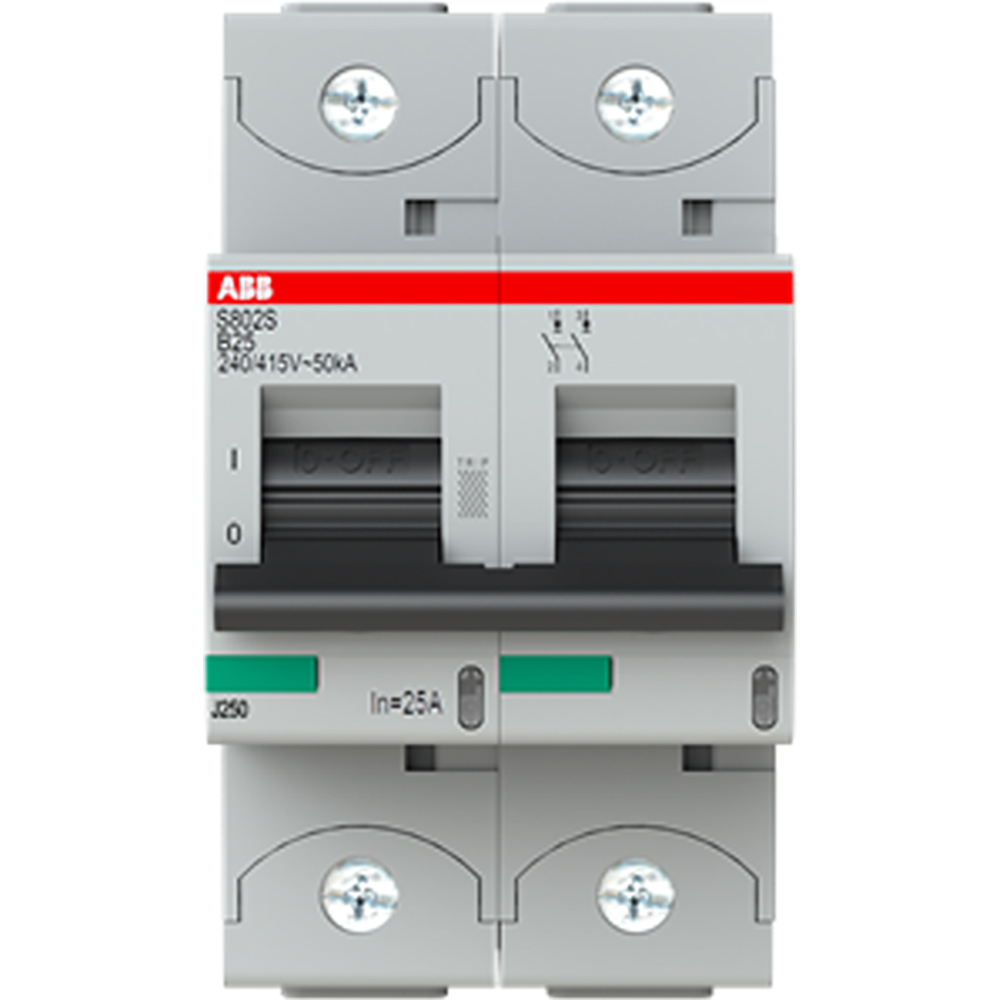 ABB S802S-B2.5 MCB S800S 2P B 2.5A