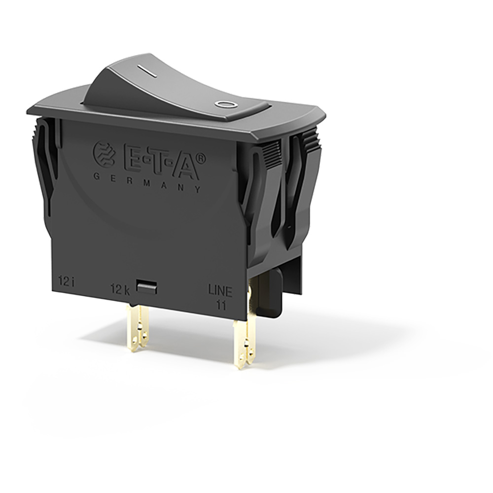 E-T-A Circuit Protection and Control 3120-N321-P7T1-W02D-6A Circuit Breaker Rocker White Opaque ...