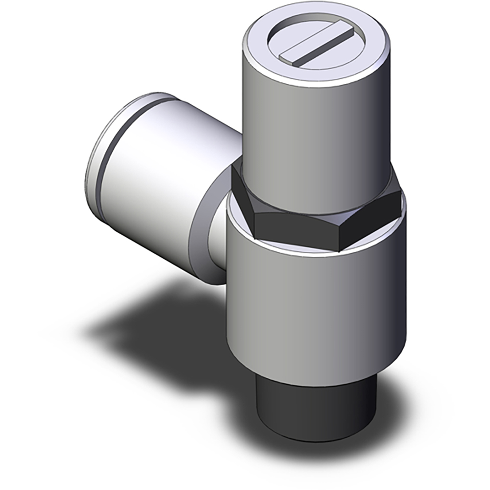 SMC Corporation AS2201F-N01-08 Speed Controller, 32.4 L x 35.2 W x 14.2 H mm, NPT1/8 Port Size ...