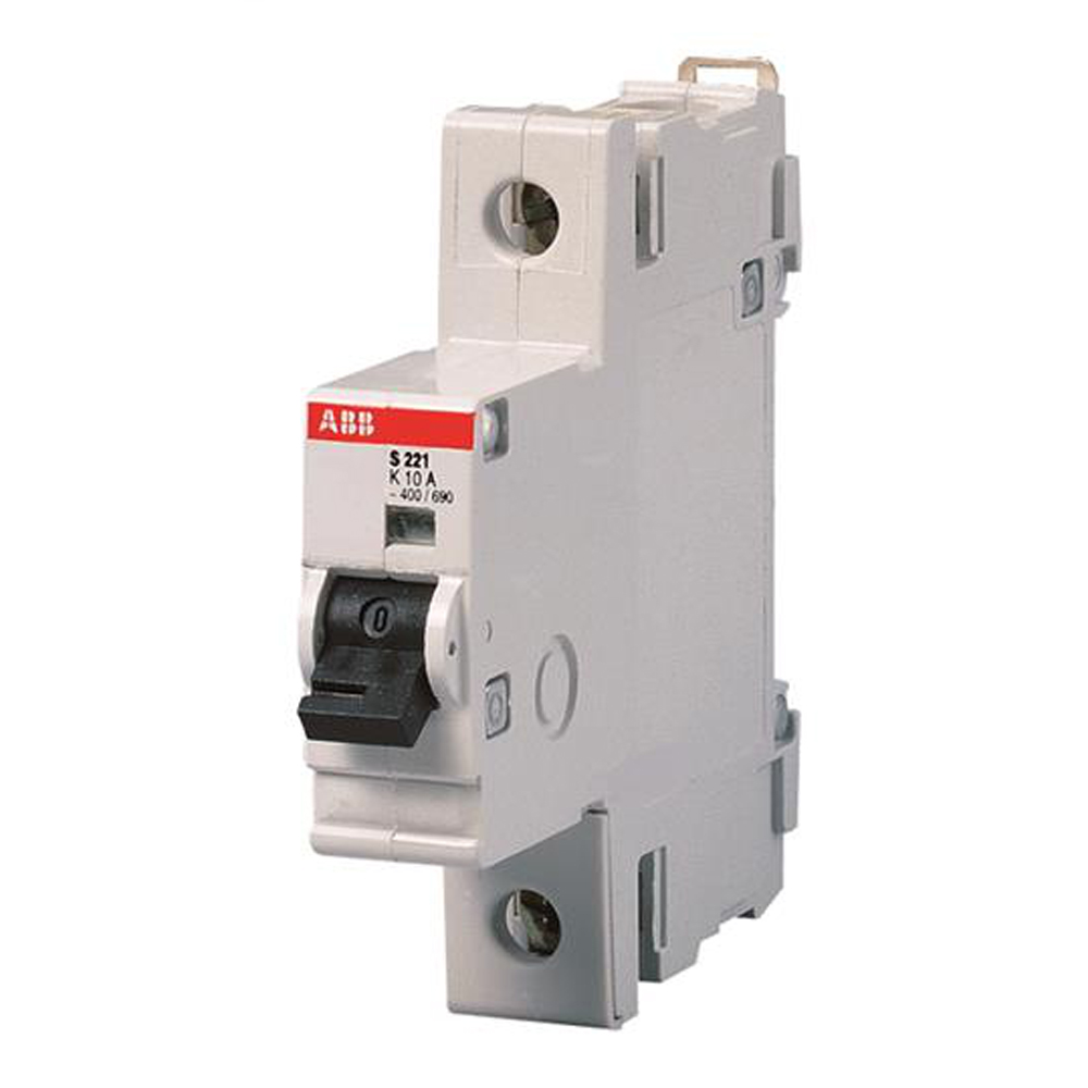 ABB S221-K16 MCB (SP) S220 1P 16A K CURVE 347VAC