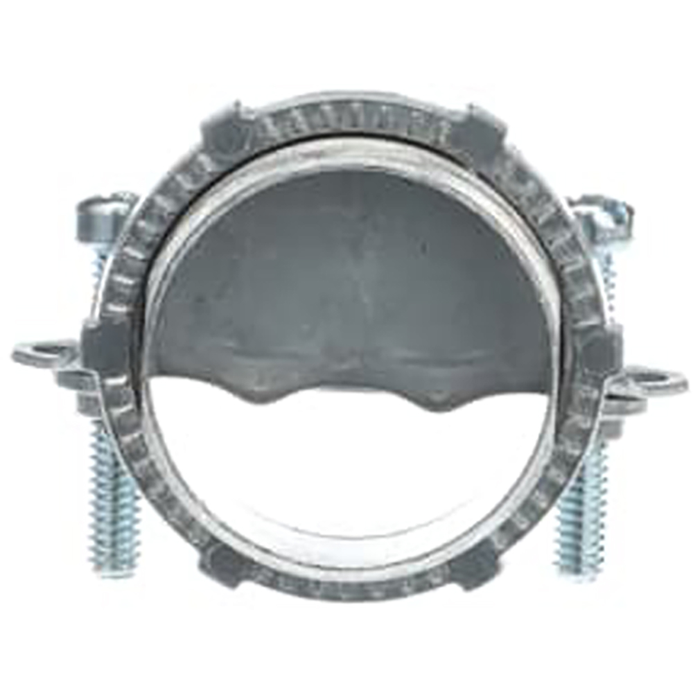 Steel City by ABB CI812 Fitting, Two Screw, 1-1/2", Clamping Range 0.63"-1.60", Width 2-5/8", Zinc